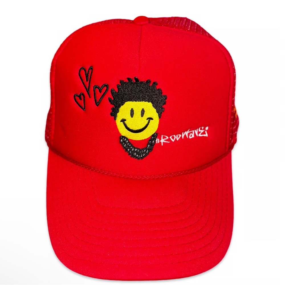 New Rod Wave Smiley Face "Love 4 My Fans" Trucker Hat… - Gem